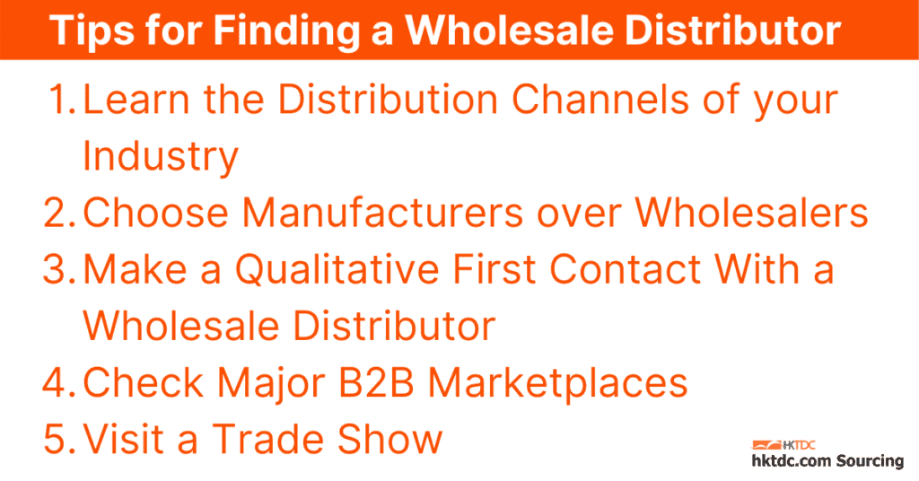 Tips for Finding a Wholesale Distributor - HKTDC Newsbites